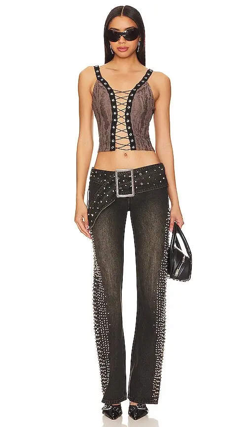 JADED LONDON Studded Jeans