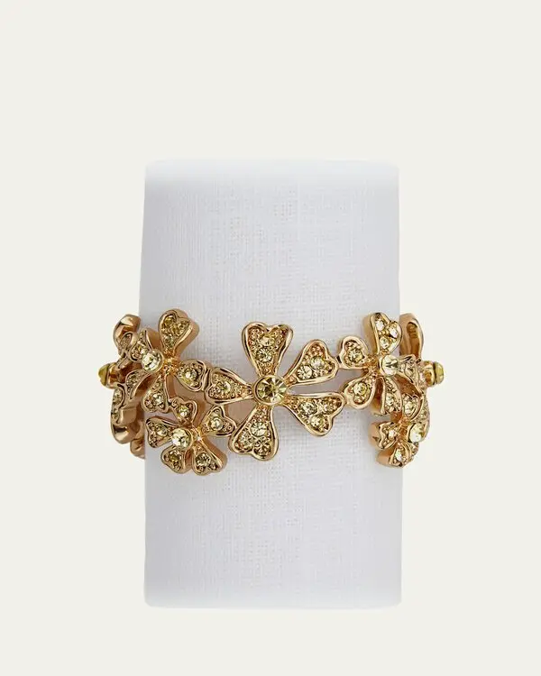L'Objet Garland Napkin Rings Jewels, Set Of 4 - Multi