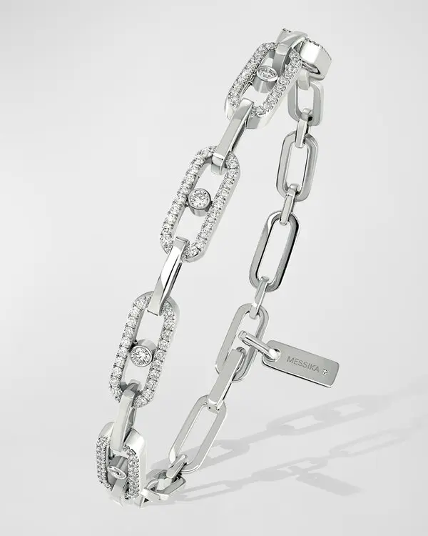 Messika Move Uno Diamond Bracelet - White Gold