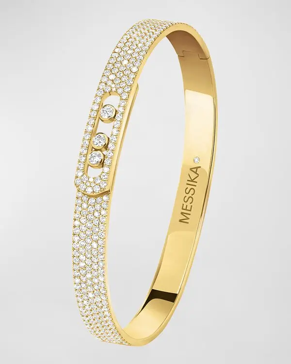 Messika Move Uno 18k Diamond Bracelet - Yellow Gold