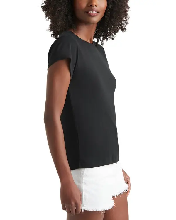 Splendid Faye Crewneck Tee - Black