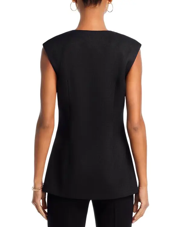 Endless Rose Tailored Vest - Black