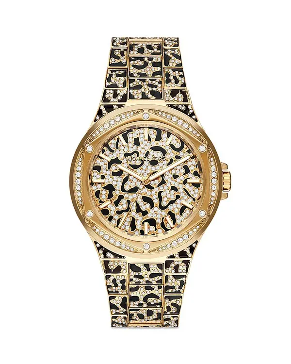 Michael Kors Lennox Watch, 43mm - Gold/Multi | Editorialist display picture 2
