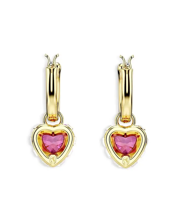 SWAROVSKI Chroma Crystal Heart Drop Earrings