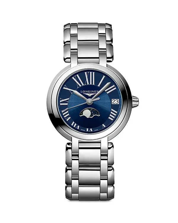 LONGINES Primaluna 30mm Watch - Blue/silver
