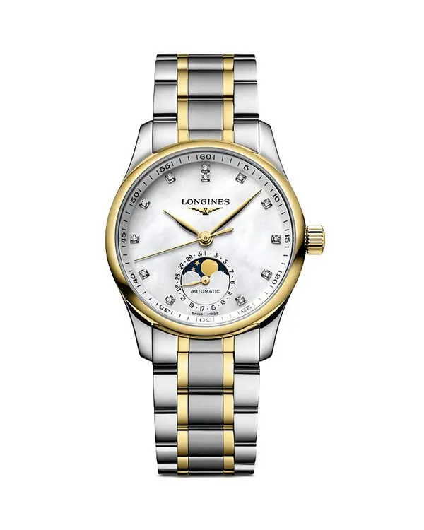 LONGINES Master Collection 34mm Watch - White/silver
