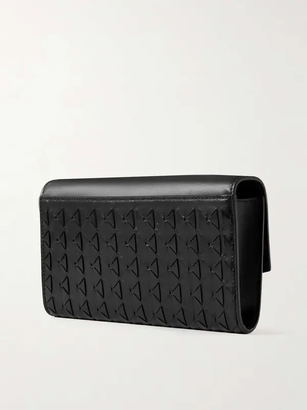 SERAPIAN Woven Leather Clutch