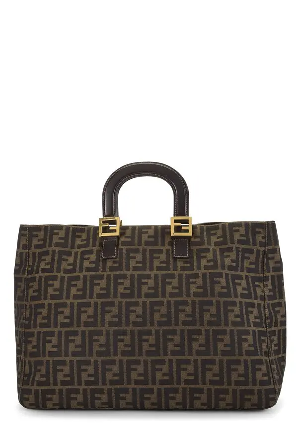 Fendi Zucca Handbag - Brown