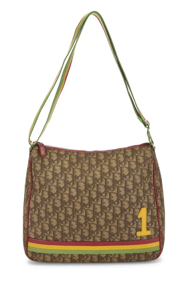 Dior Rasta Trotter Canvas Messenger Bag - Brown