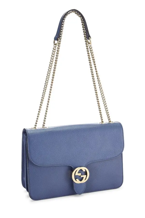 Gucci Leather Interlocking Crossbody Bag