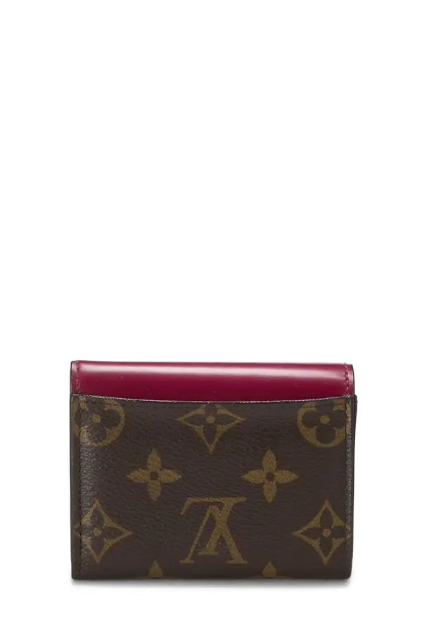 LOUIS VUITTON Monogram Canvas Zoe Wallet - Pink