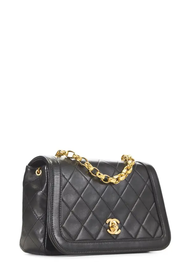 Chanel Quilted Lambskin Curved Flap