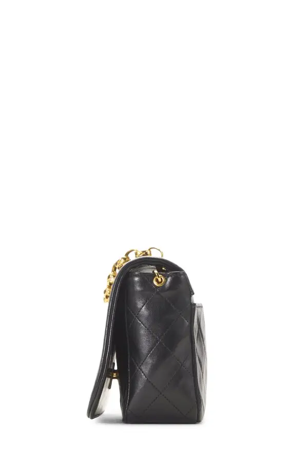 Chanel Quilted Lambskin Curved Flap