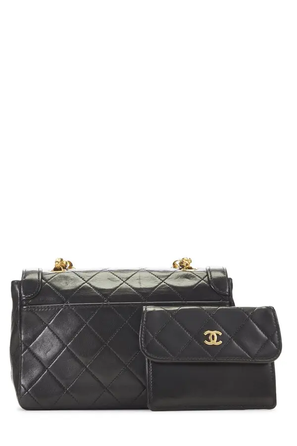 Chanel Quilted Lambskin Curved Flap