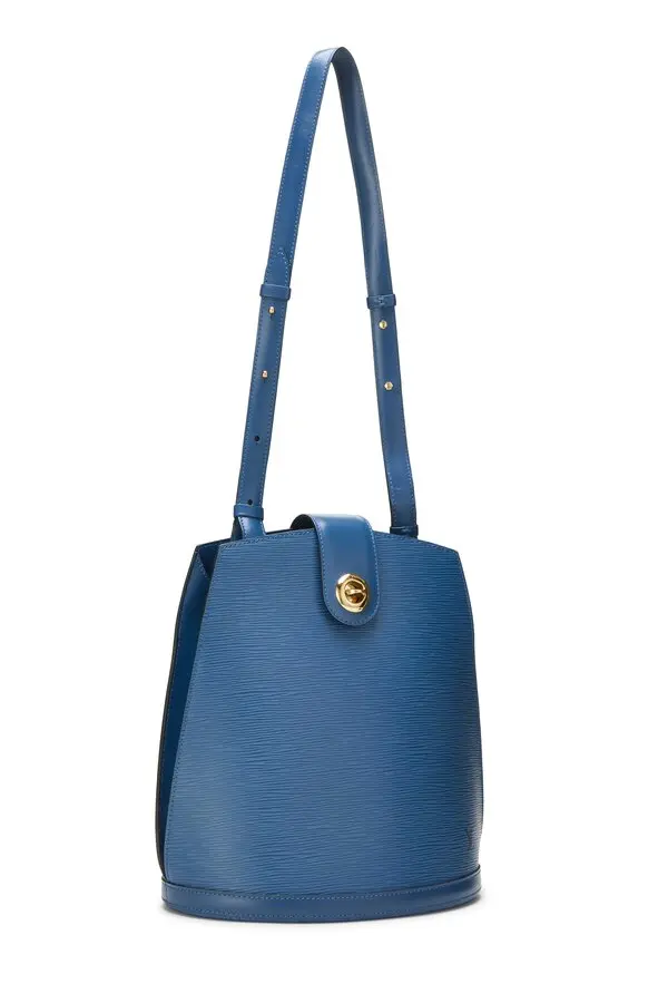 LOUIS VUITTON Bleu Celeste Epi Cluny