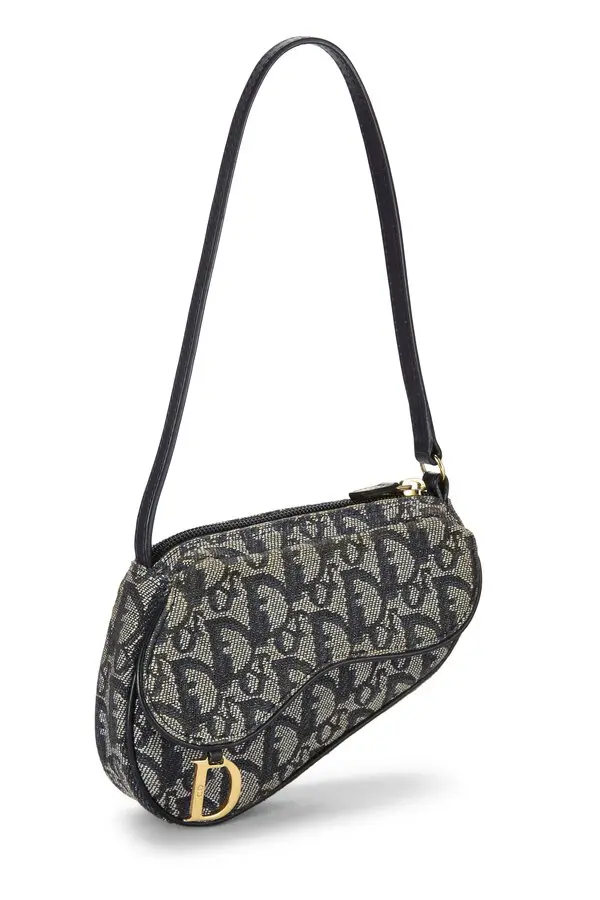 Dior Trotter Canvas Saddle Pouch