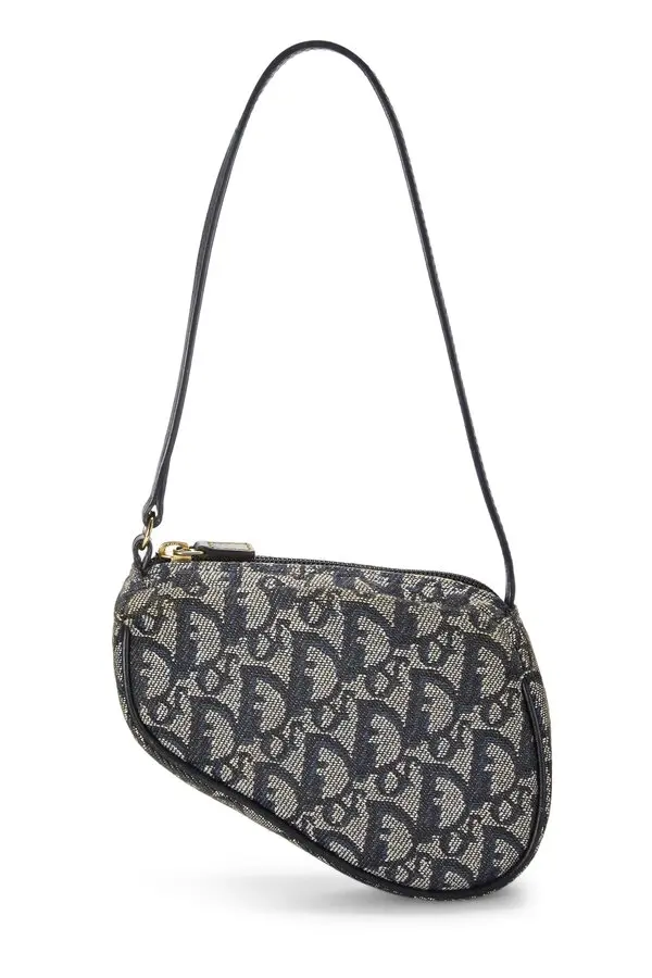 Dior Trotter Canvas Saddle Pouch