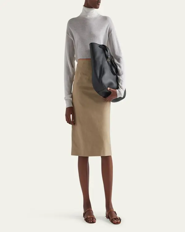 Prada Cashmere Turtleneck Sweater - Bianco