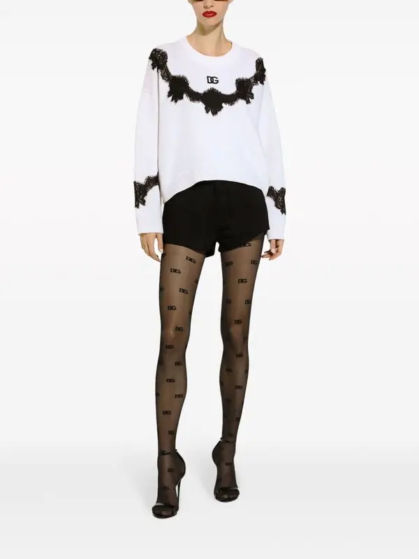 Dolce & Gabbana Lace-insert Jumper