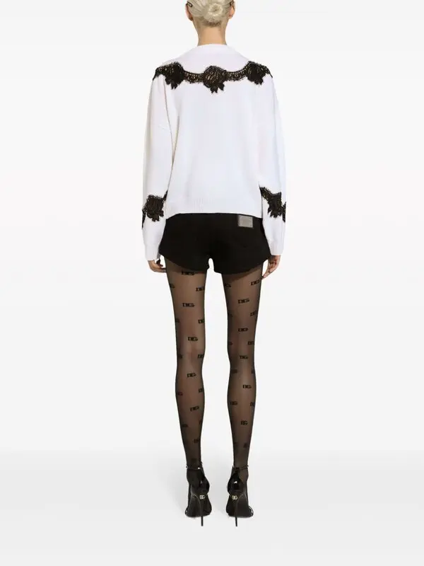 Dolce & Gabbana Lace-insert Jumper