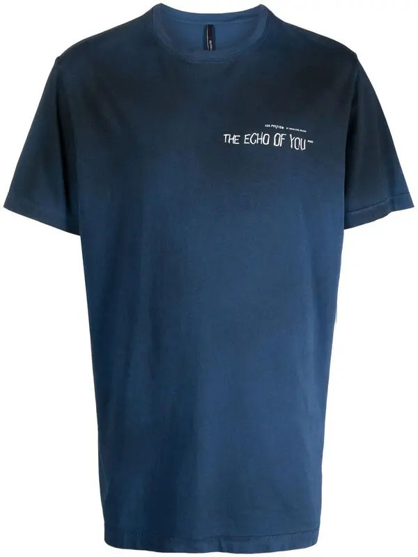 ISO.POETISM Graphic-print Tie-dye T-shirt