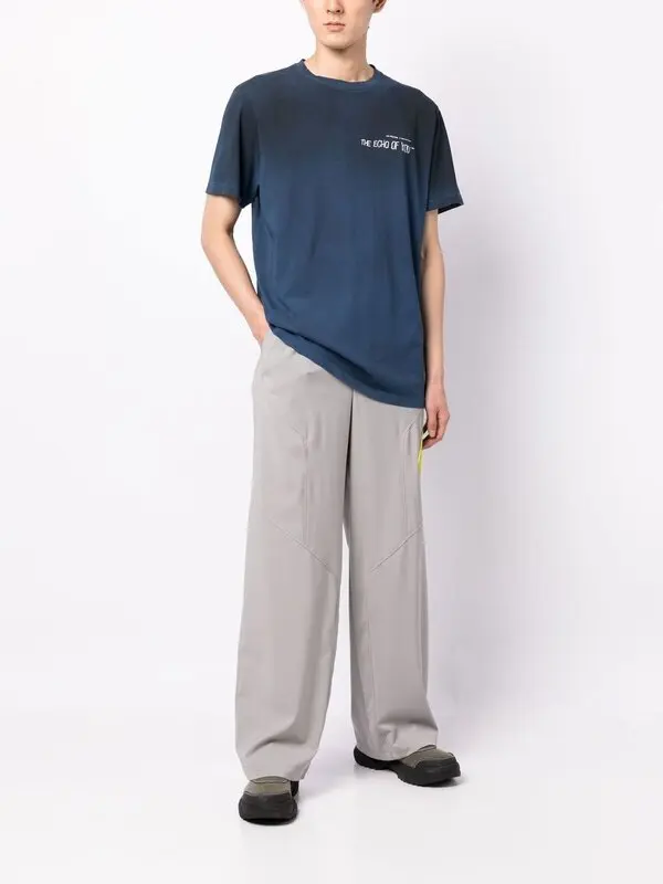 ISO.POETISM Graphic-print Tie-dye T-shirt