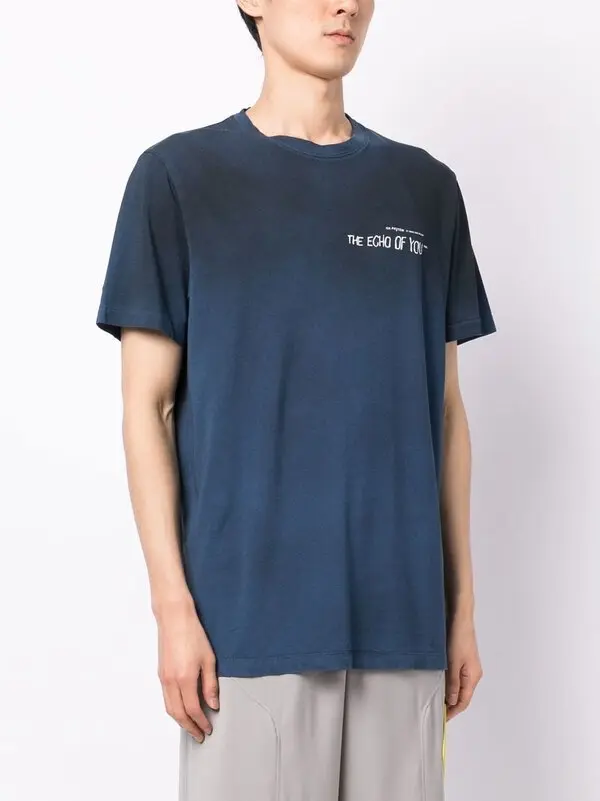 ISO.POETISM Graphic-print Tie-dye T-shirt