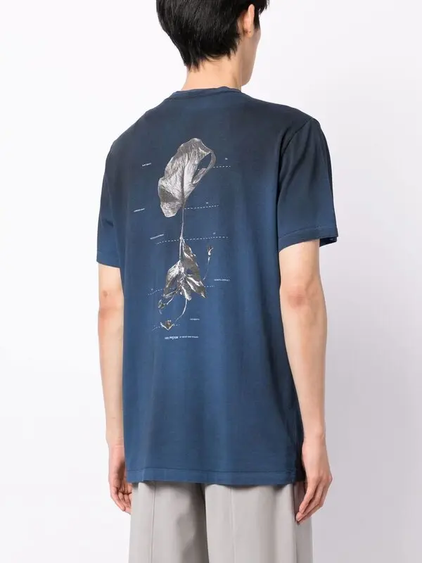 ISO.POETISM Graphic-print Tie-dye T-shirt