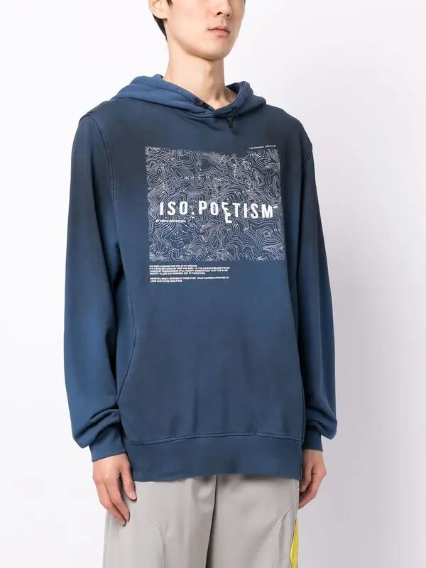 ISO.POETISM Graphic Logo-print Hoodie