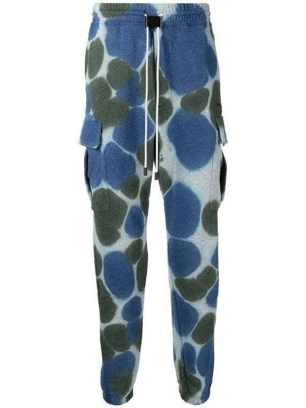 Buscemi Tie-dye Cotton Track Pants