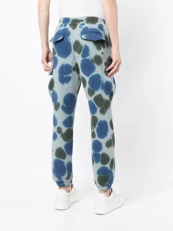 Buscemi Tie-dye Cotton Track Pants