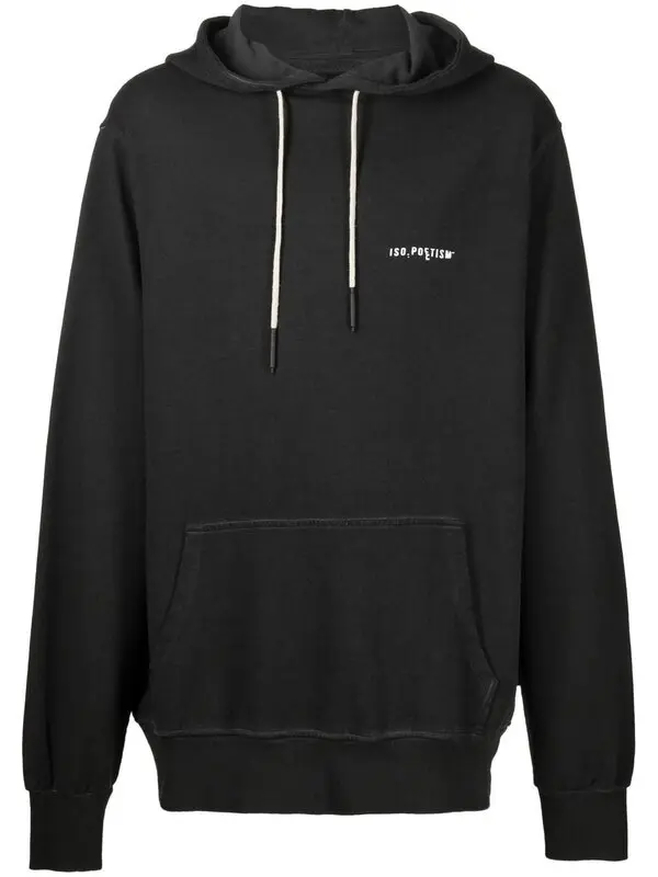 ISO.POETISM Logo-print Pullover Hoodie