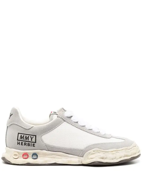 Mihara Yasuhiro Herbie Distressed Sneakers - Grey