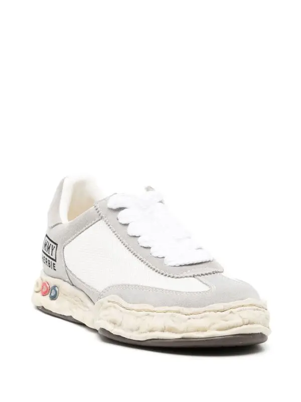 Mihara Yasuhiro Herbie Distressed Sneakers - Grey