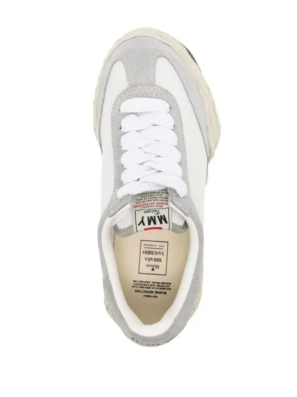 Mihara Yasuhiro Herbie Distressed Sneakers - Grey