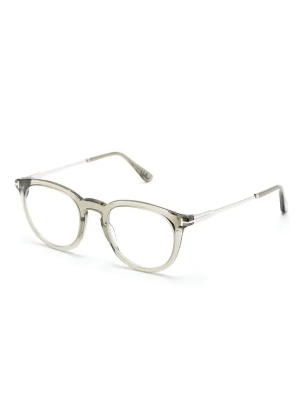 TOM FORD Logo Plaque Transparent Glasses