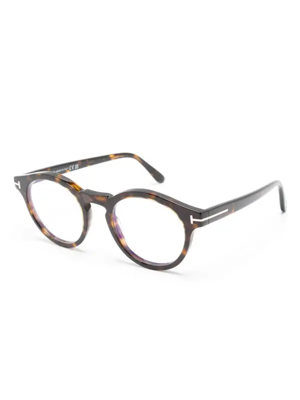 TOM FORD Tortoiseshell Pantos-frame Glasses
