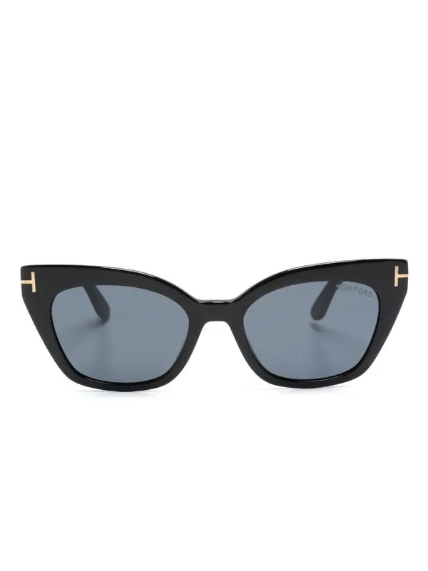 TOM FORD Cat-eye Frame Tinted Sunglasses - Black