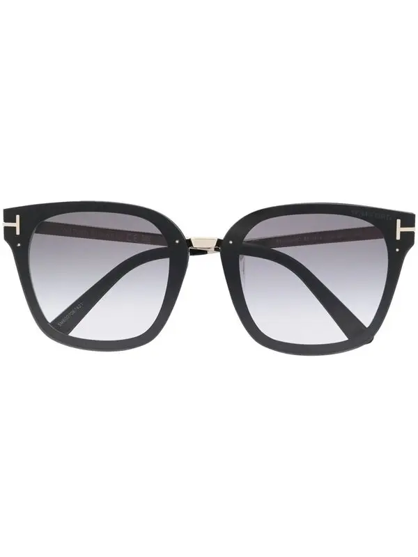 TOM FORD Square Frame Sunglasses - Black