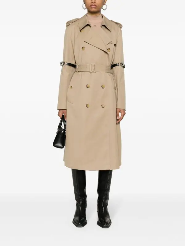 Coperni Belt-detail Trench Coat - Neutrals