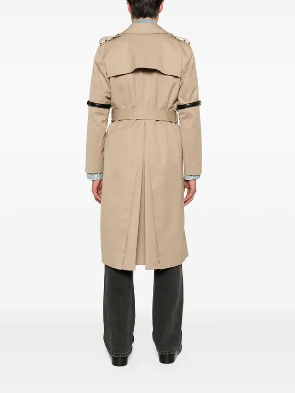 Coperni Belt-detail Trench Coat - Neutrals