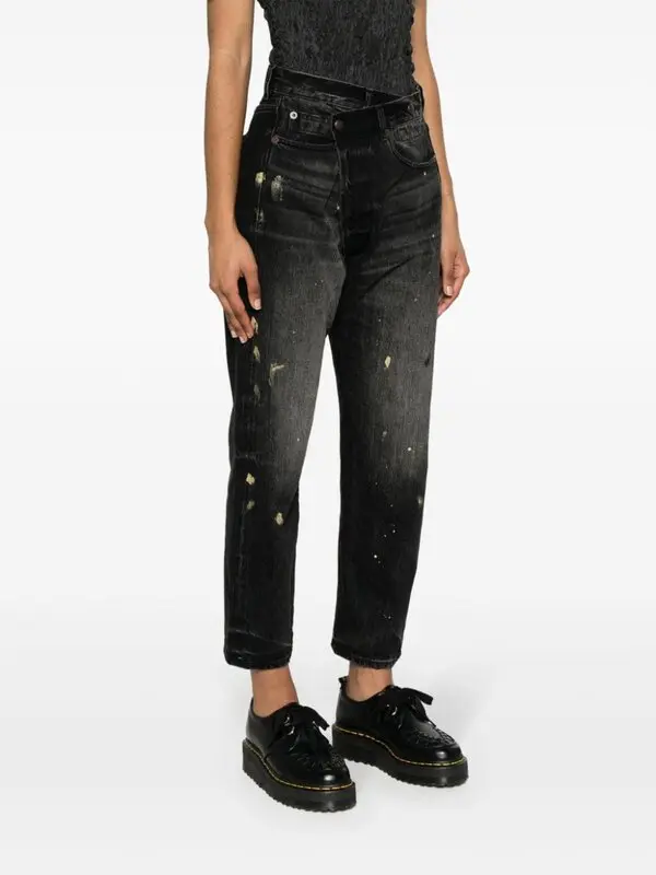 R13 Mid-rise Straight-leg Jeans - Black