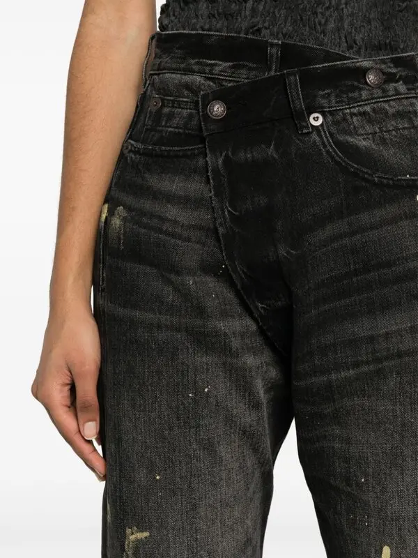R13 Mid-rise Straight-leg Jeans - Black