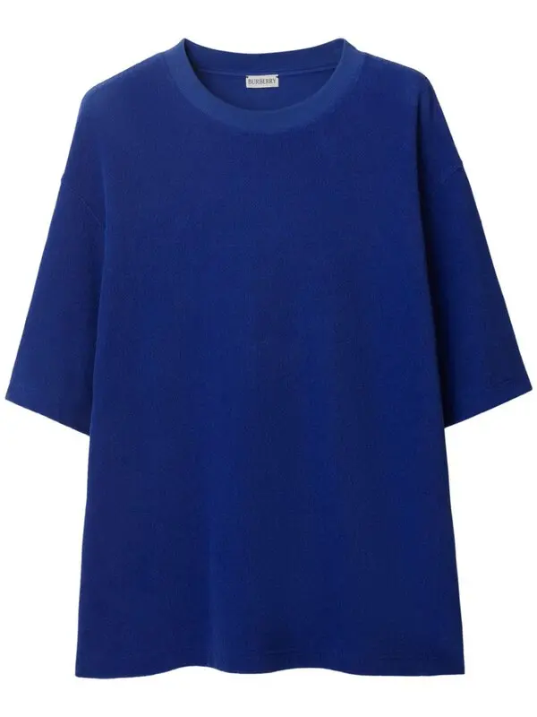 Burberry Ekd-motif Towelling T-shirt