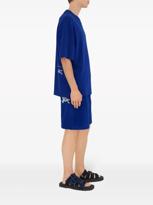 Burberry Ekd-motif Towelling T-shirt