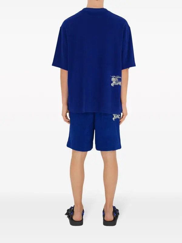 Burberry Ekd-motif Towelling T-shirt