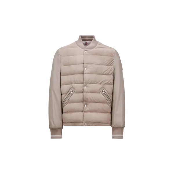 Moncler Chalanches Suede Down Jacket