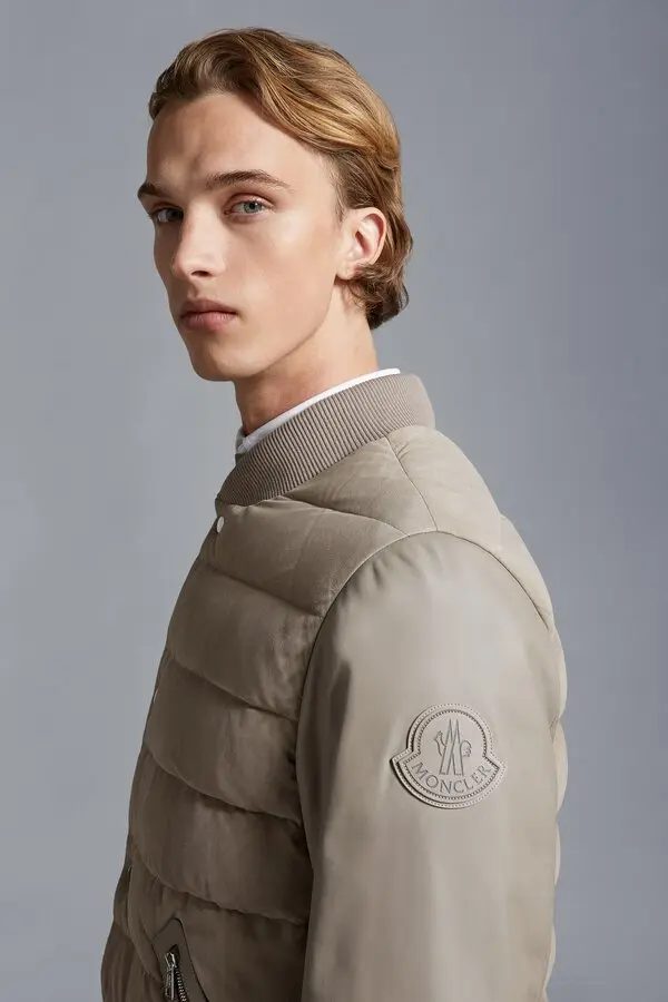 Moncler Chalanches Suede Down Jacket