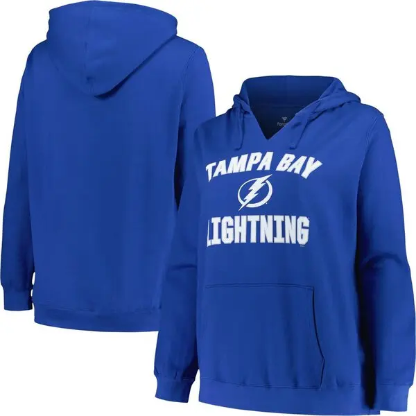 Profile Tampa Bay Lightning Arch Over Logo Pullover Hoodie