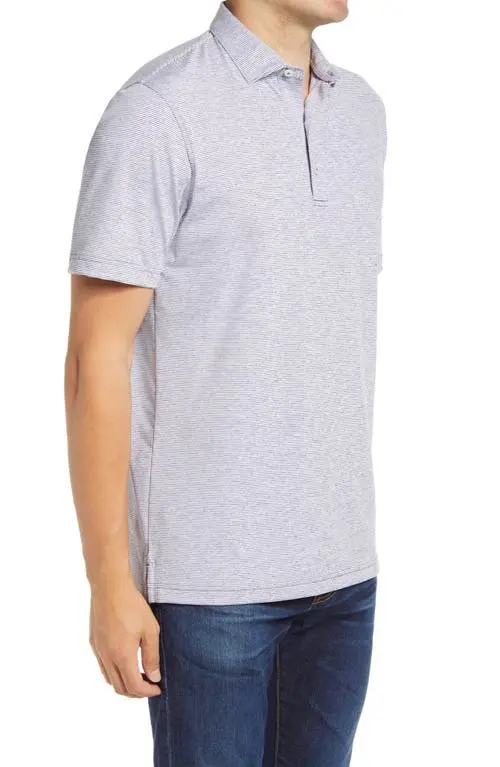 Johnnie-o Lyndon Classic Fit Polo - Heather Twilight